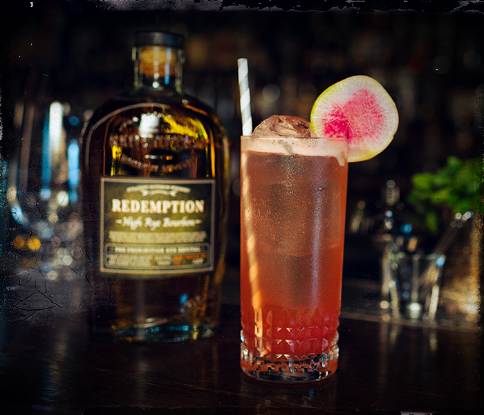 How to Make a Watermelon, Sugar, Rye Cocktail | Redemption Whiskey